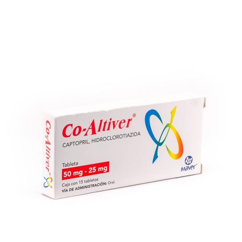 Co-Altiver 50 MG -25 MG C/15 Tabs Maver - BSPharma