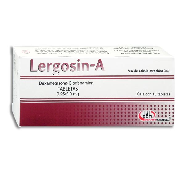 Lergosin-A C/15 Tabletas Degort´s Chemical - BSPharma