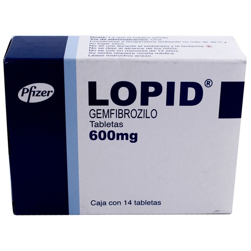 LOPID 600 MG C/14 TABLETAS PFIZER - BSPharma