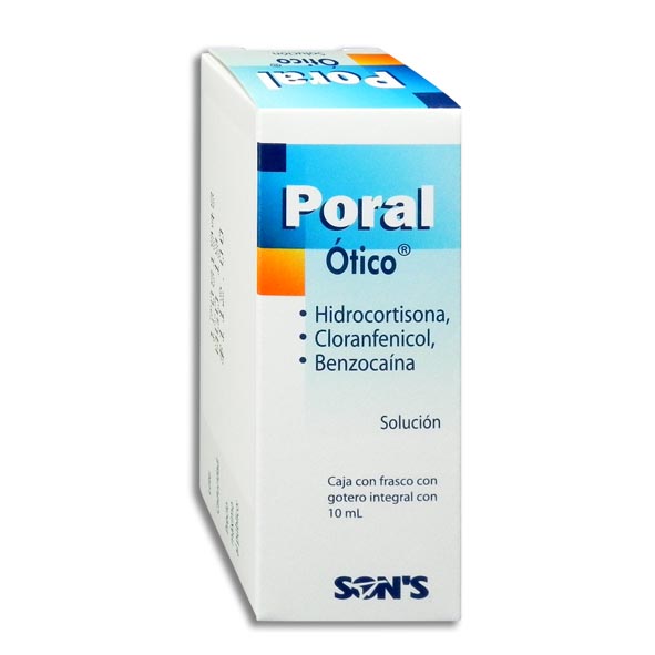 PORAL OTICO SOLUCION OTICA C/10 ML PORAL OTICO SON´S - BSPharma