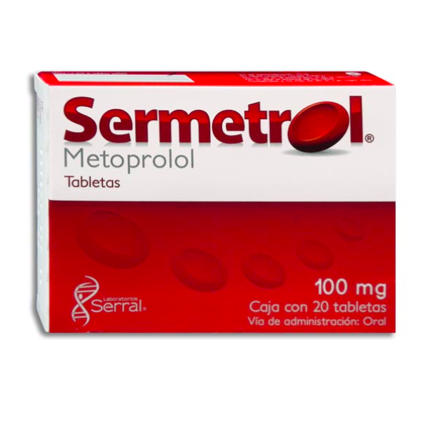 SERMETROL 100 MG C/20 TABLETAS SERRAL - BSPharma