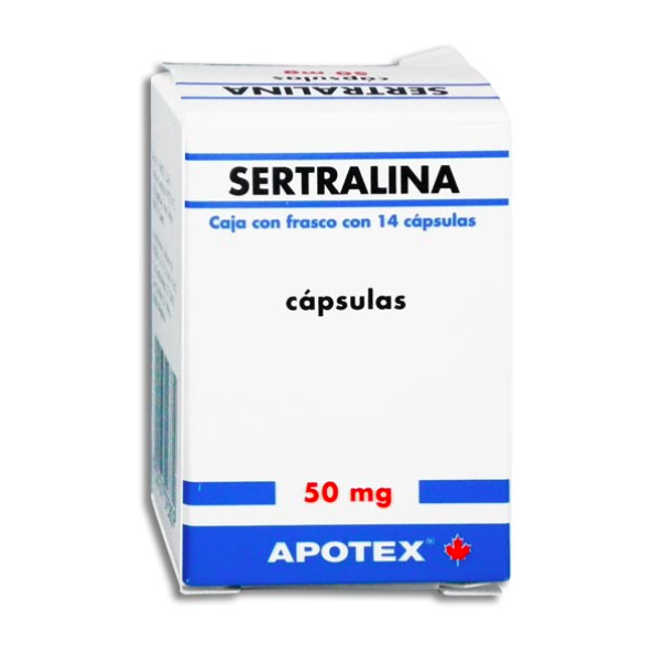 SERTRALINA 50 MG C/14 CAPSULAS PROTEIN APOTEX - BSPharma