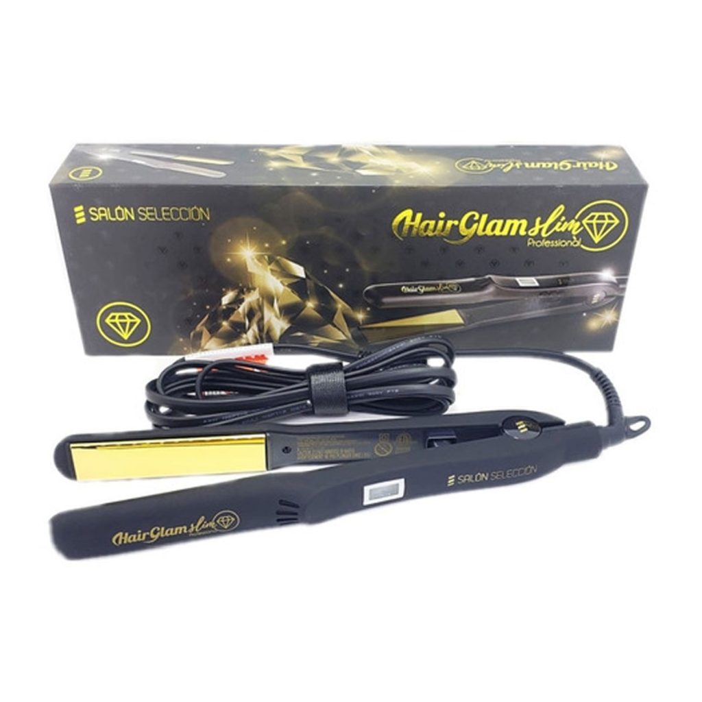 Plancha Hair Glam Salerm Titanio Y Micro Partículas De Oro - BS Pharma