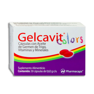 GELCAVIT COLORS C/30 CAPSULAS PHARMACAPS - BS Pharma