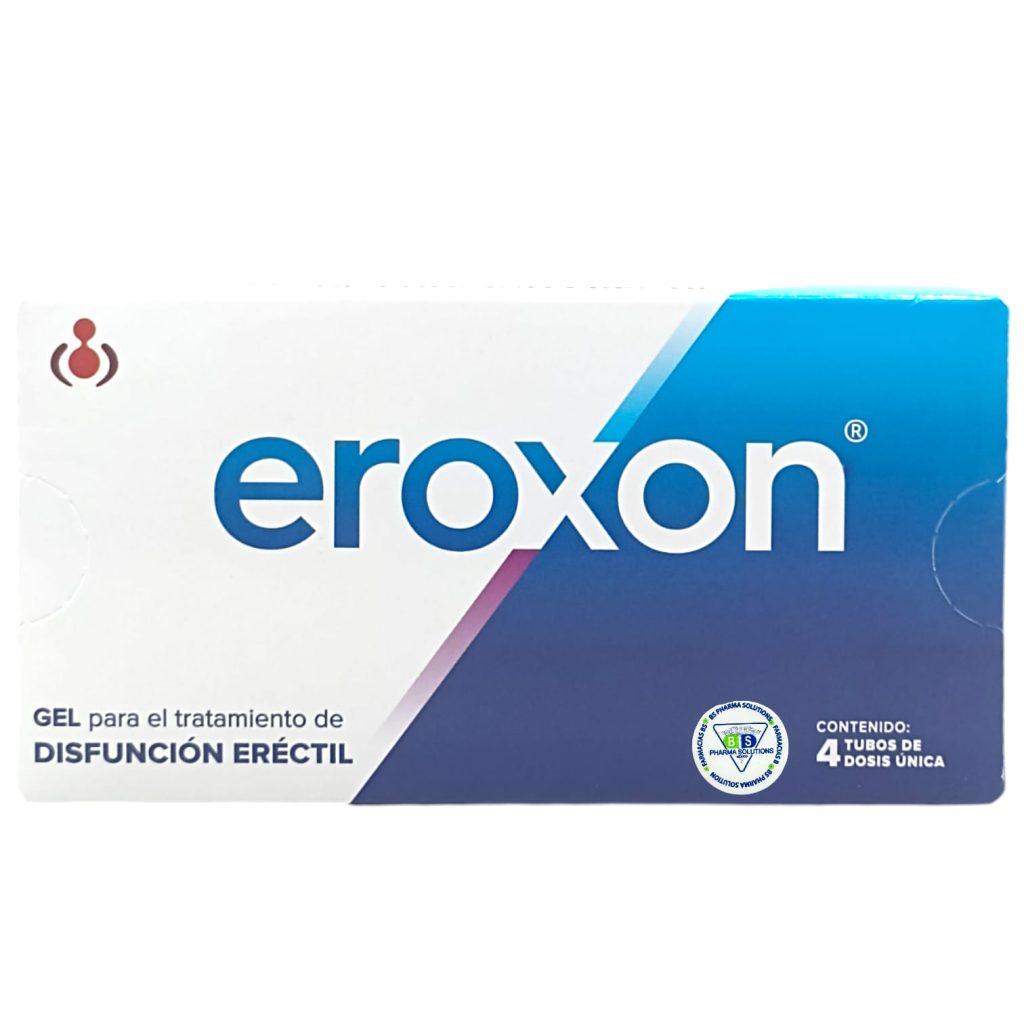 Eroxon Gel Disfunción Eréctil C/4 Tubos M8 Pharmaceuticals - BS Pharma