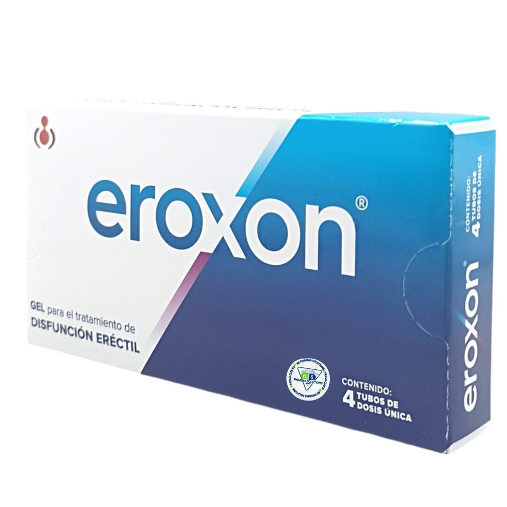 Eroxon Gel Disfunción Eréctil C/4 Tubos M8 Pharmaceuticals - BS Pharma