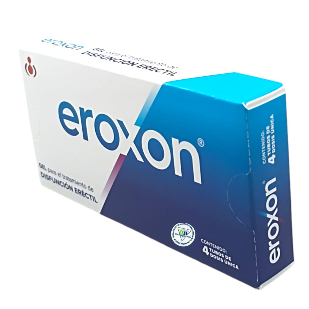 Eroxon Gel Disfunción Eréctil C/4 Tubos M8 Pharmaceuticals - BS Pharma