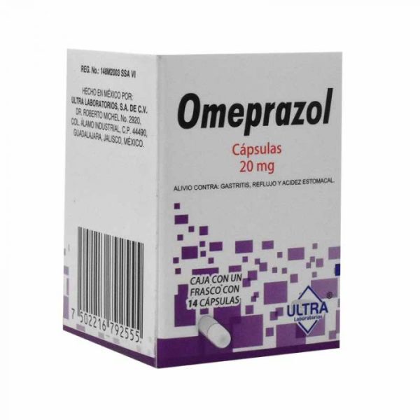 Omeprazol 20 Mg C/14 Capsulas Ultra - BS Pharma