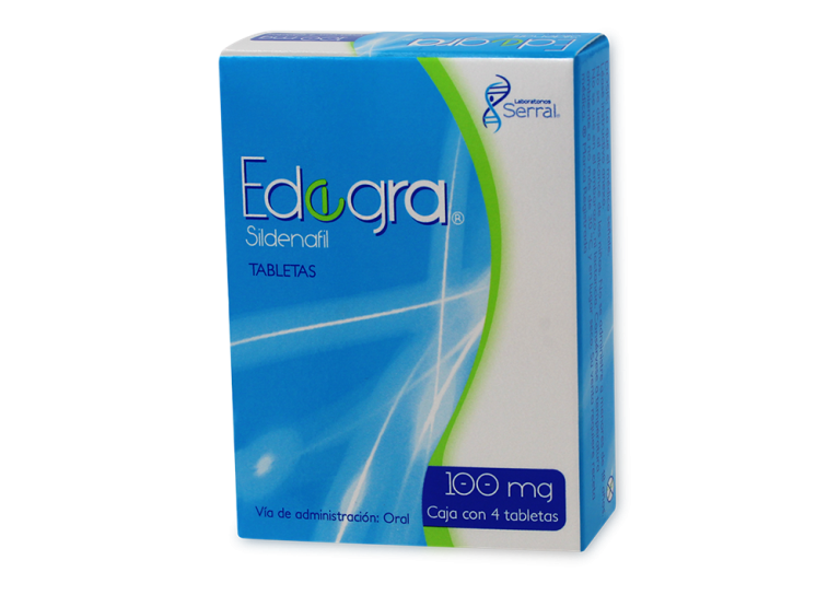 Edegra 100 Mg C/4 Tabletas Serral - BS Pharma