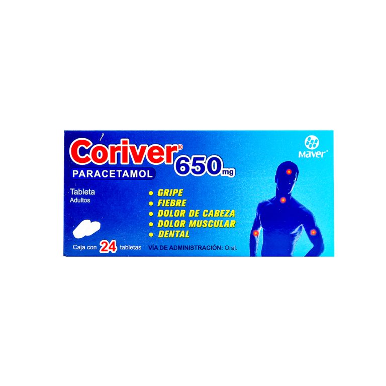 Coriver 650 Mg C/24 Tabs Maver - BS Pharma