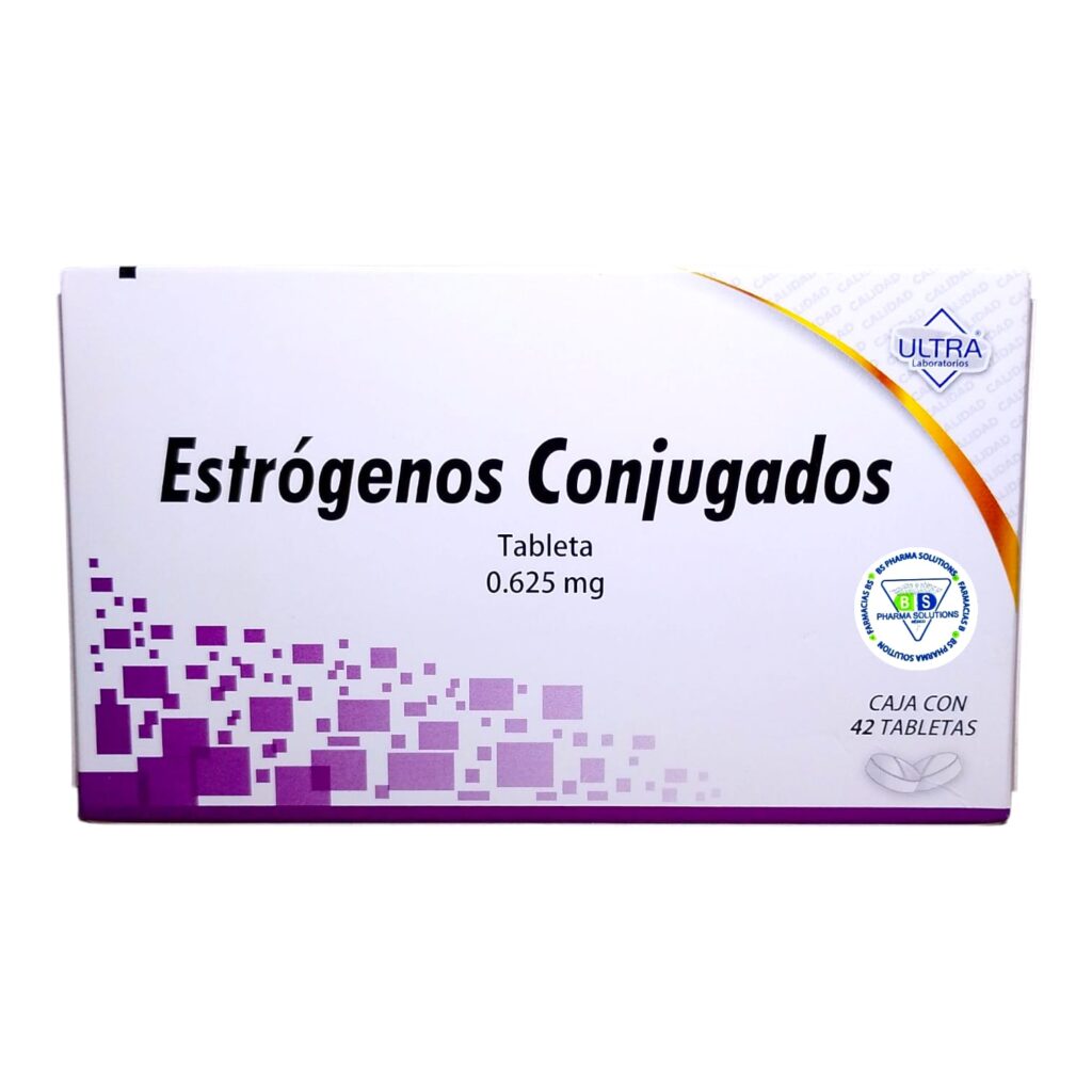 Estrogenos Conjugados 0.625mg C/42 Tabletas Ultra - BS Pharma